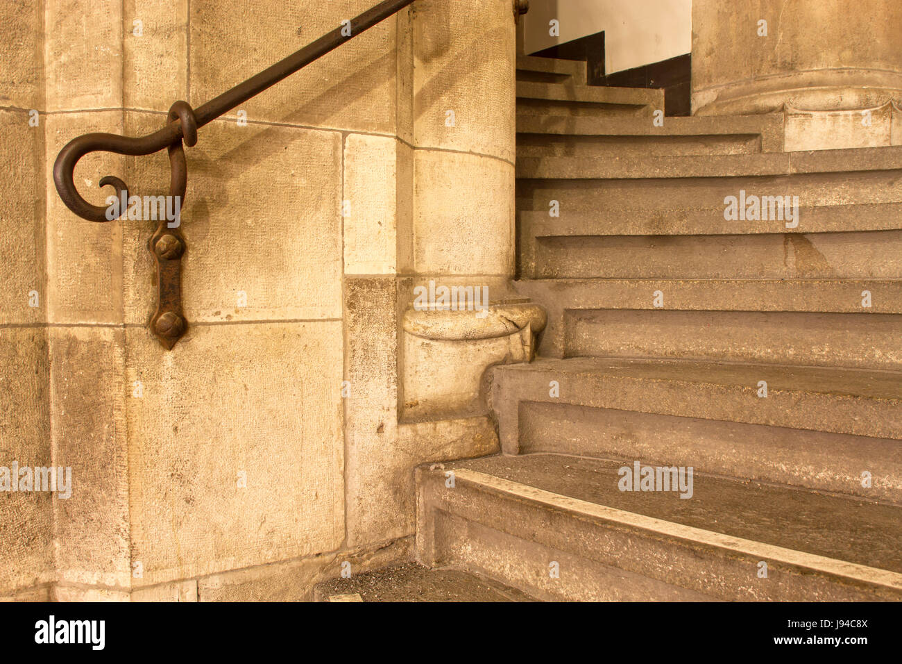 historic staircase in munich at night Stock Photo - Alamy