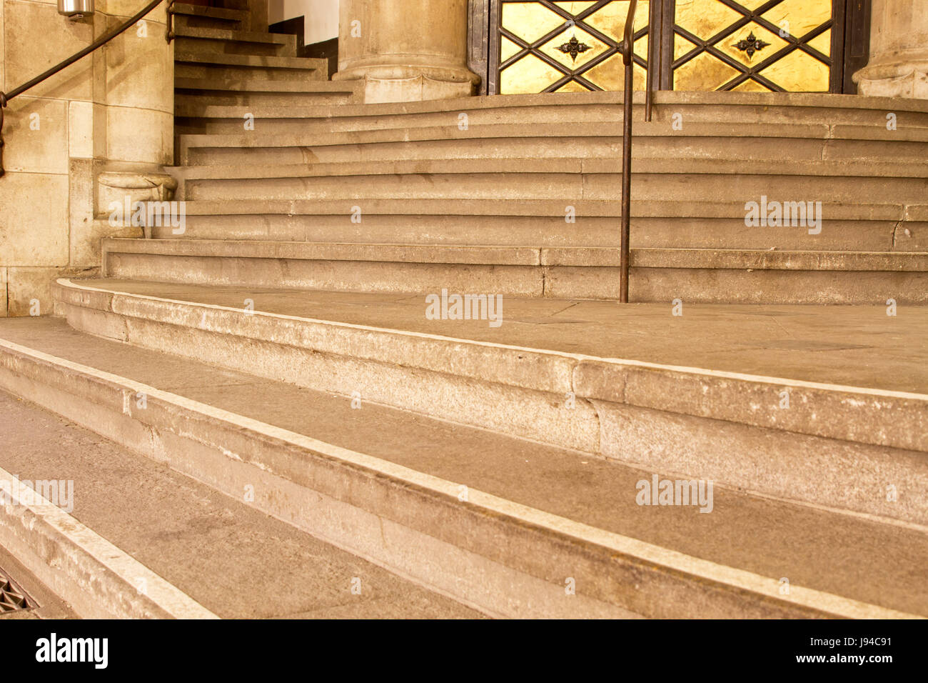 stairs, stone, night, nighttime, night photograph, bavaria, munich ...