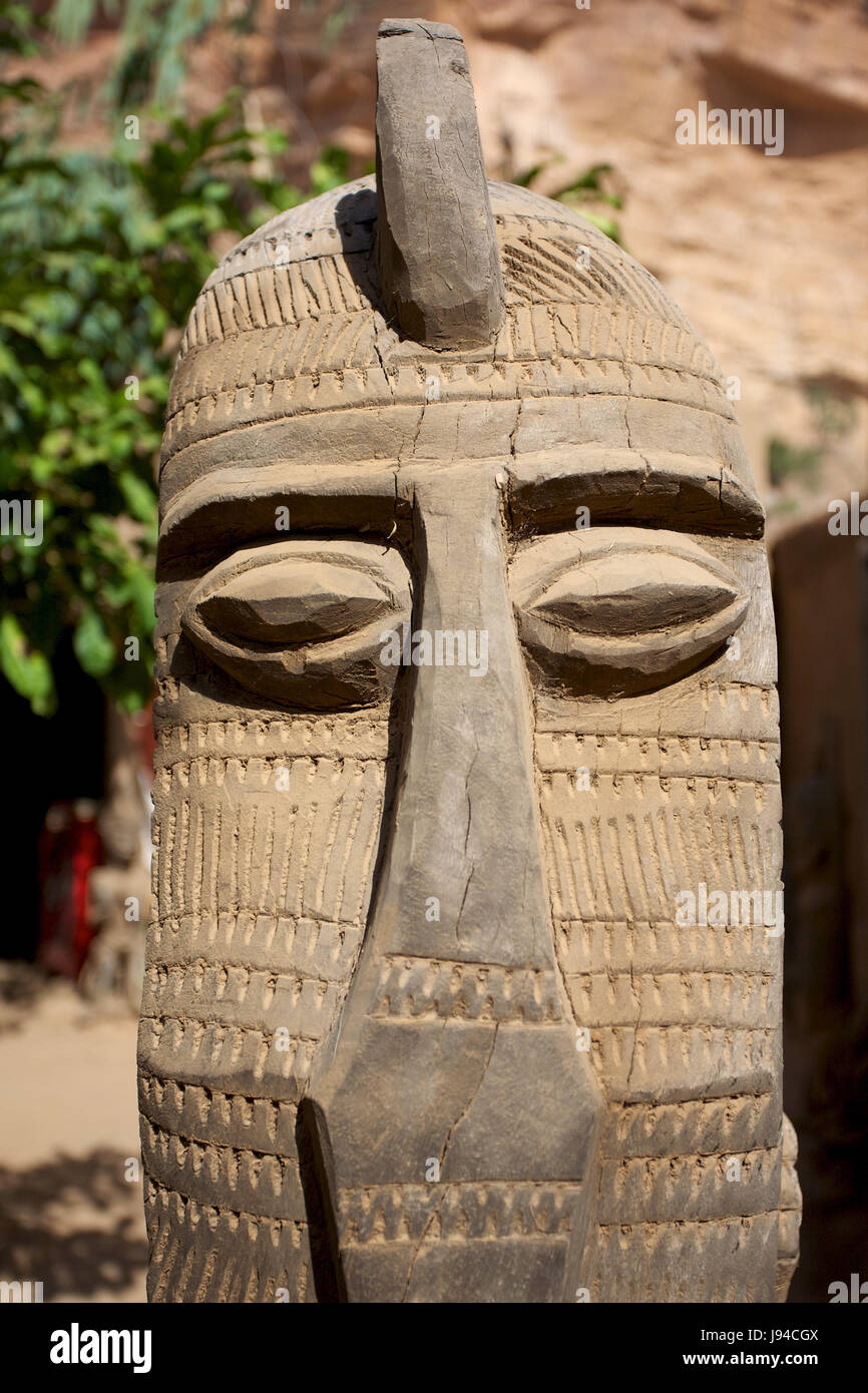 Religious Statue Face