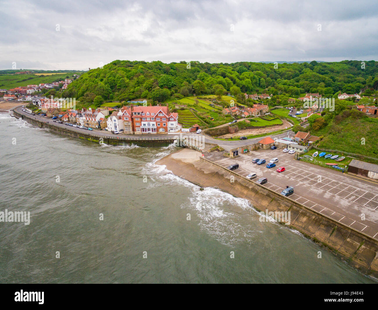 Wonderful Sandsend near Whitby in North Yorkshire Stock Photo - Alamy