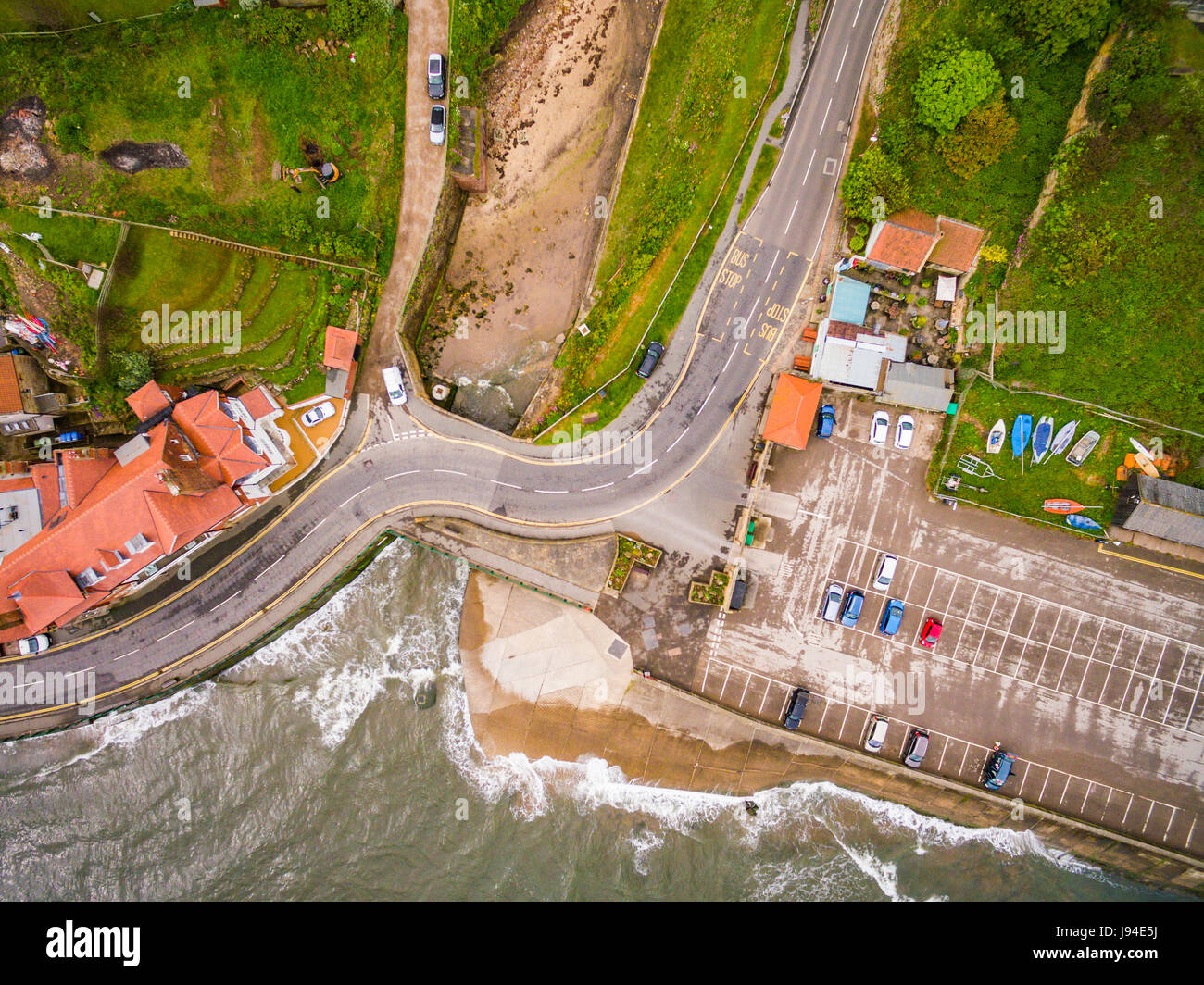 Sandsend boat hi-res stock photography and images - Alamy