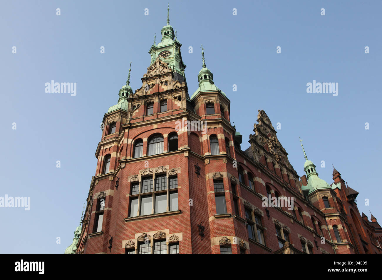 palatial building in hamburg's warehouse district Stock Photo - Alamy
