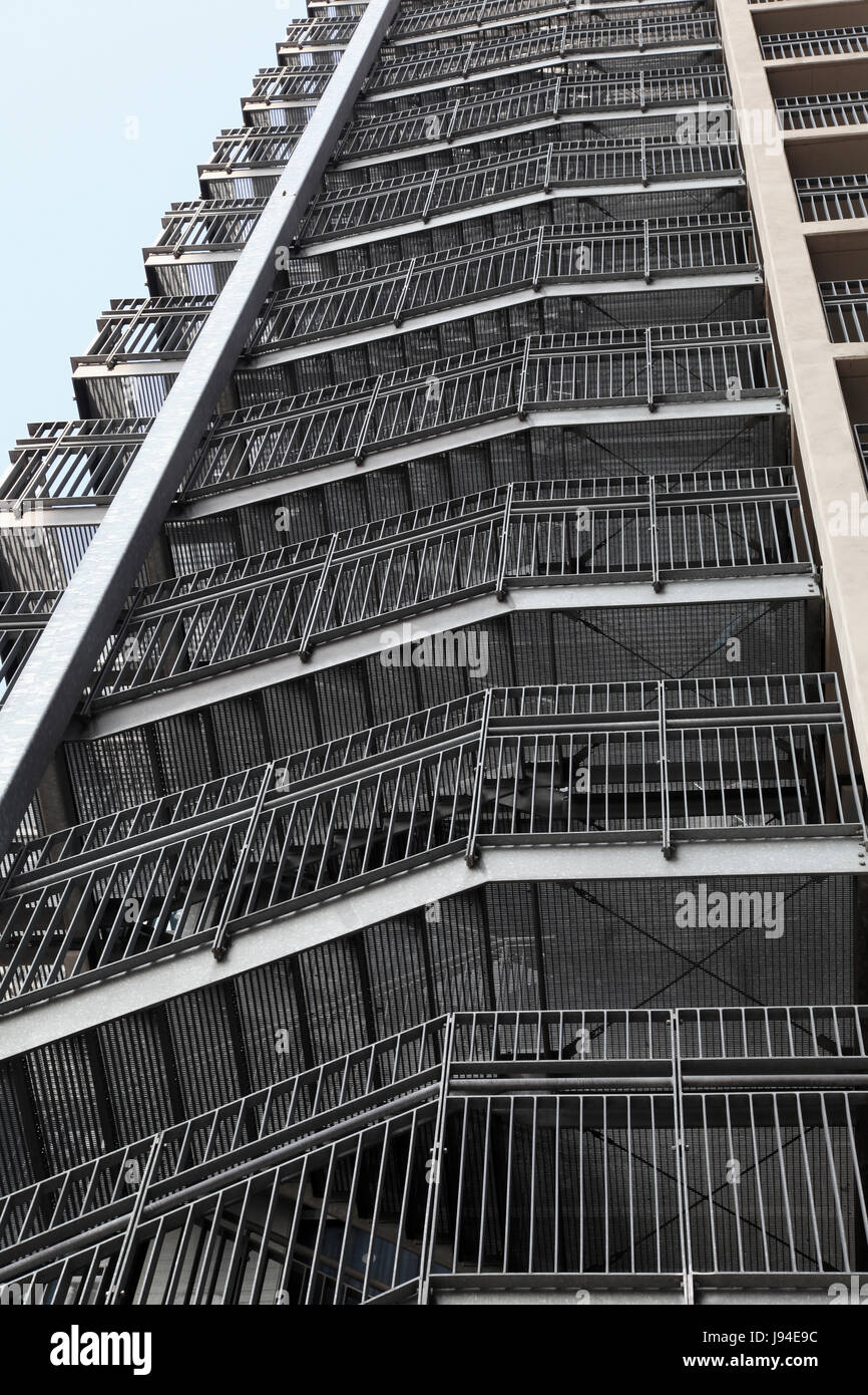 outside stairs of a tall building Stock Photo - Alamy