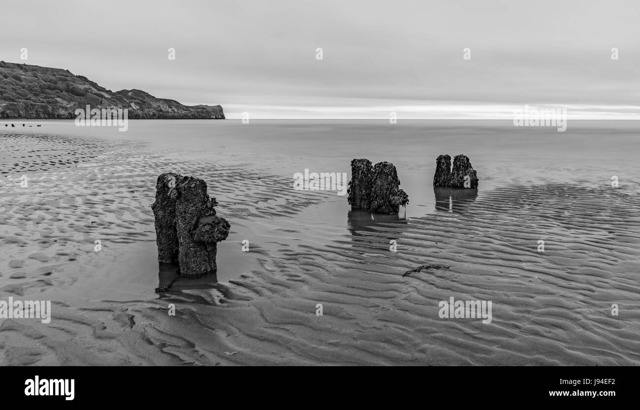Sandsend boat Black and White Stock Photos & Images - Alamy