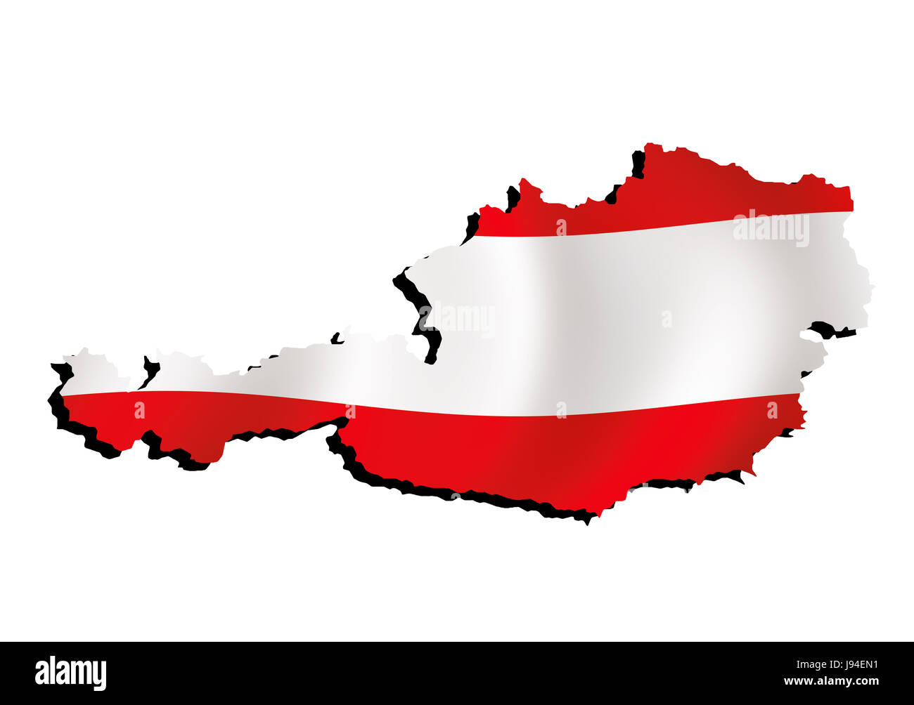 Map austria hi-res stock photography and images - Alamy