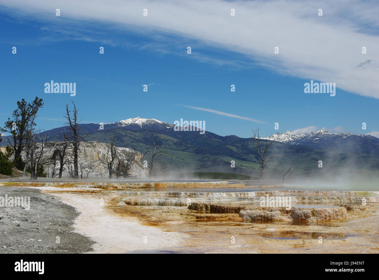 steam, formation, lime, sulphur, brimstone, volcanic, blue, steam ...