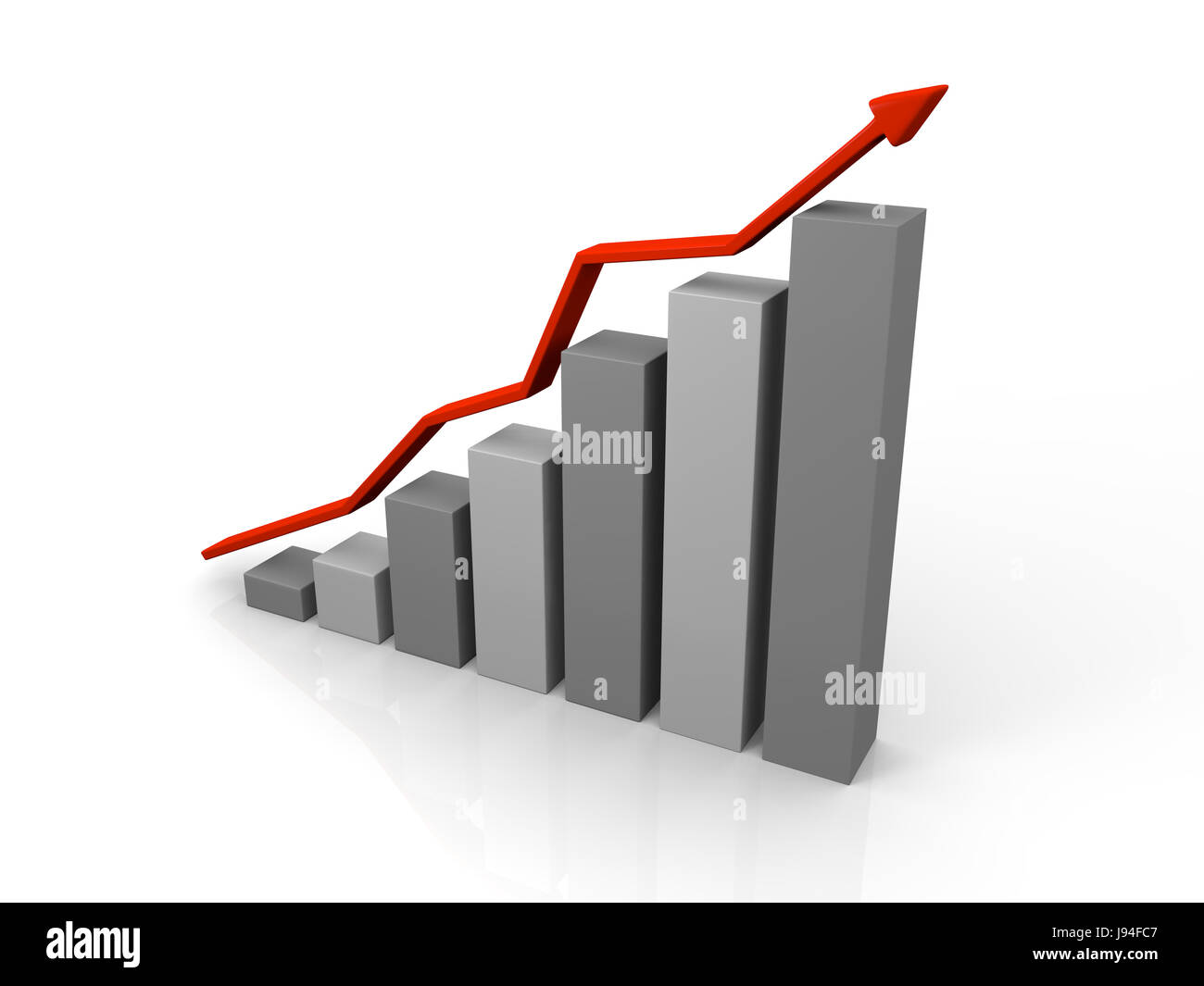 growth, success, isolated, chart, achievement, illustration, business ...