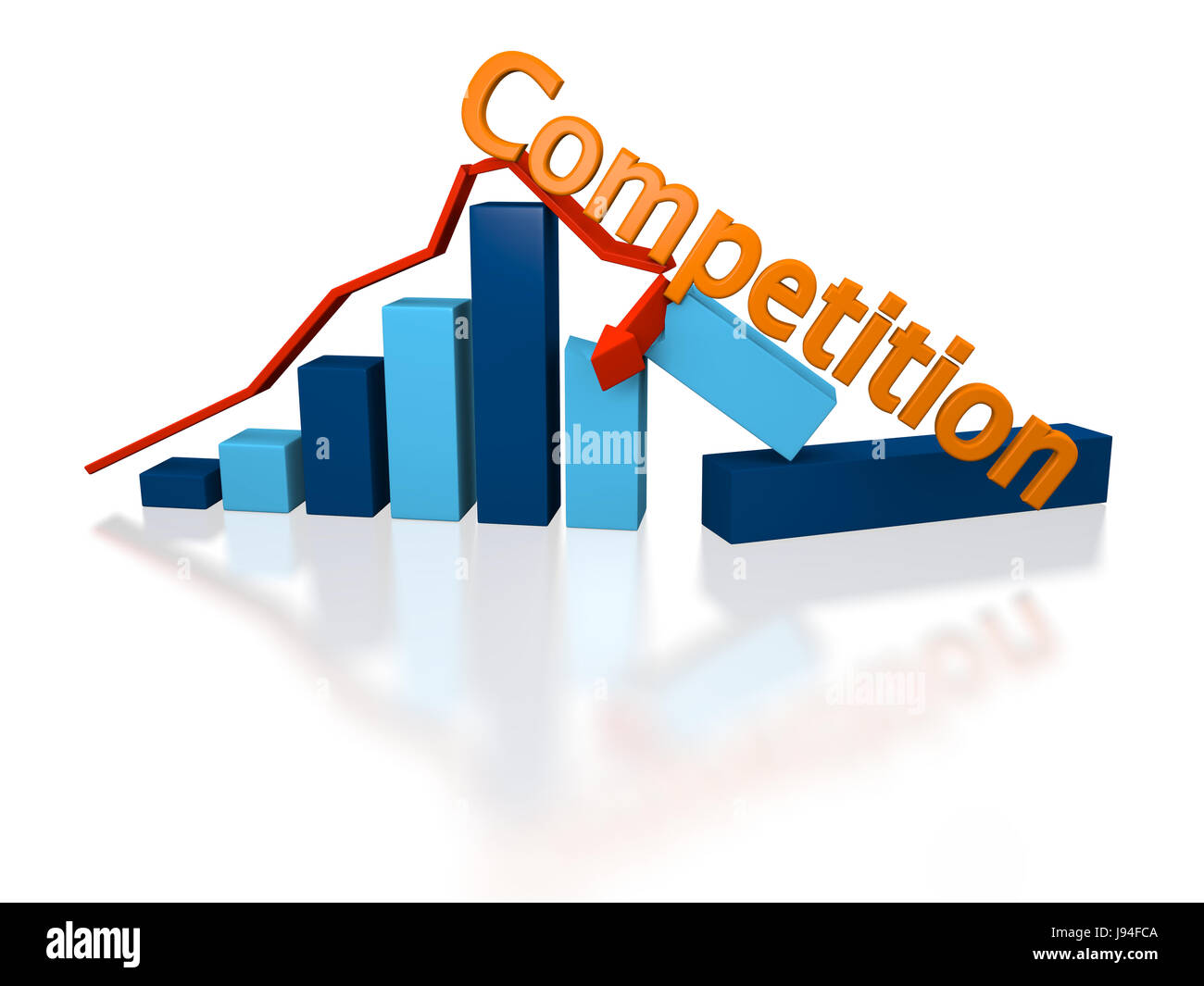 competition, failure, outage, isolated, chart, loss, illustration ...