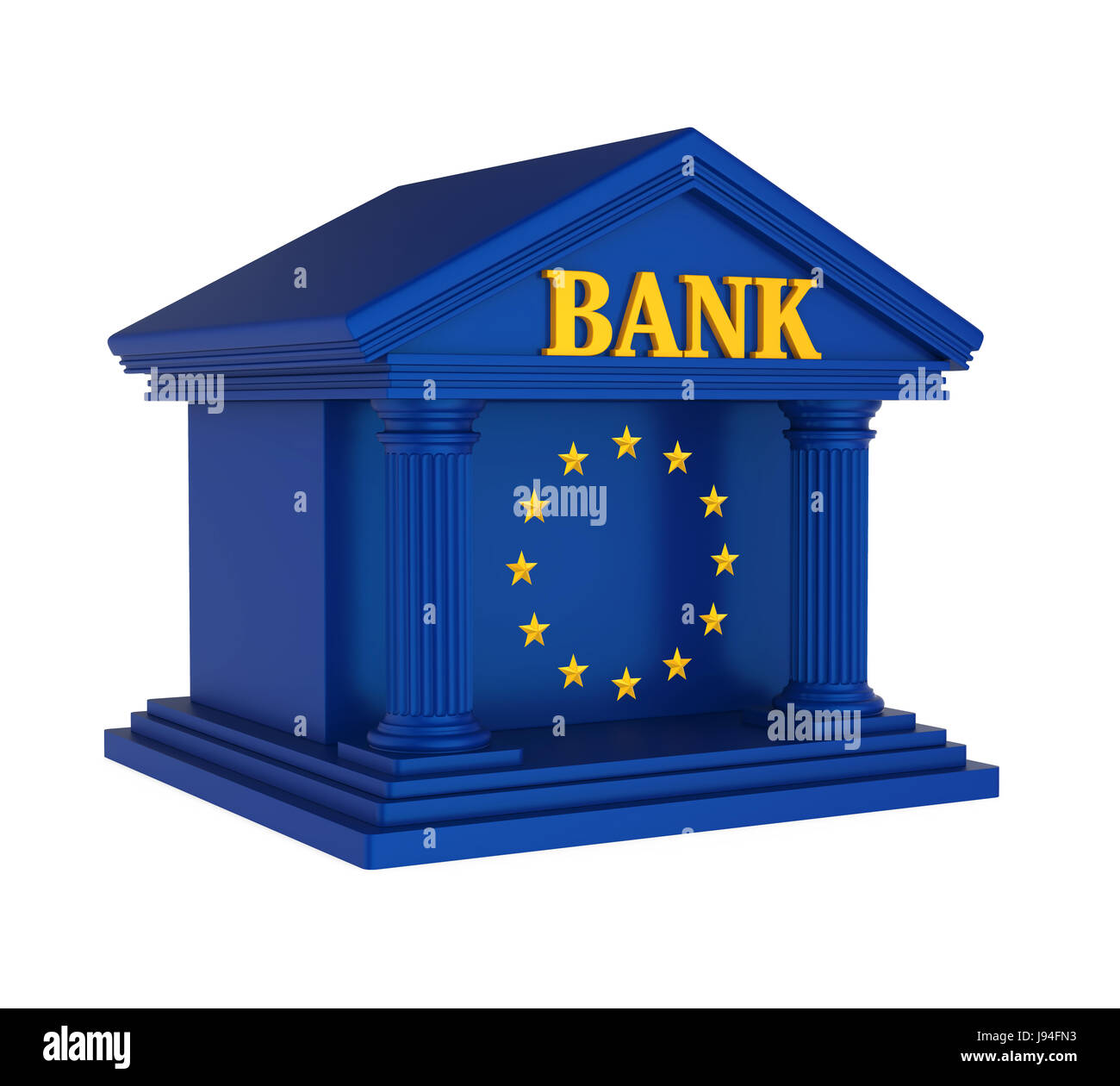 Classic european building white Cut Out Stock Images & Pictures - Alamy