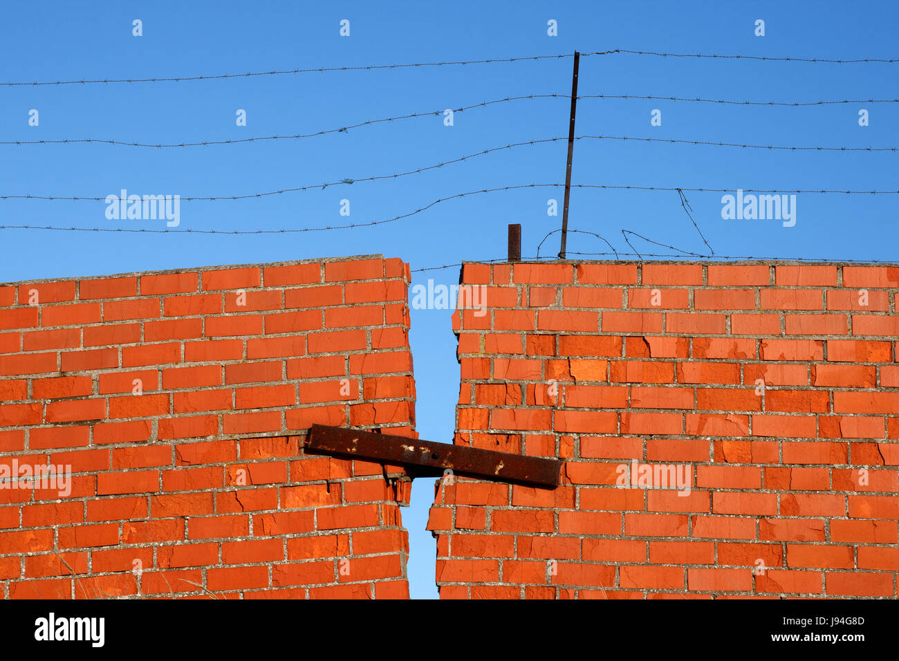 closeup, stone, concrete, plaster, wall, broken, past, decay, facade ...