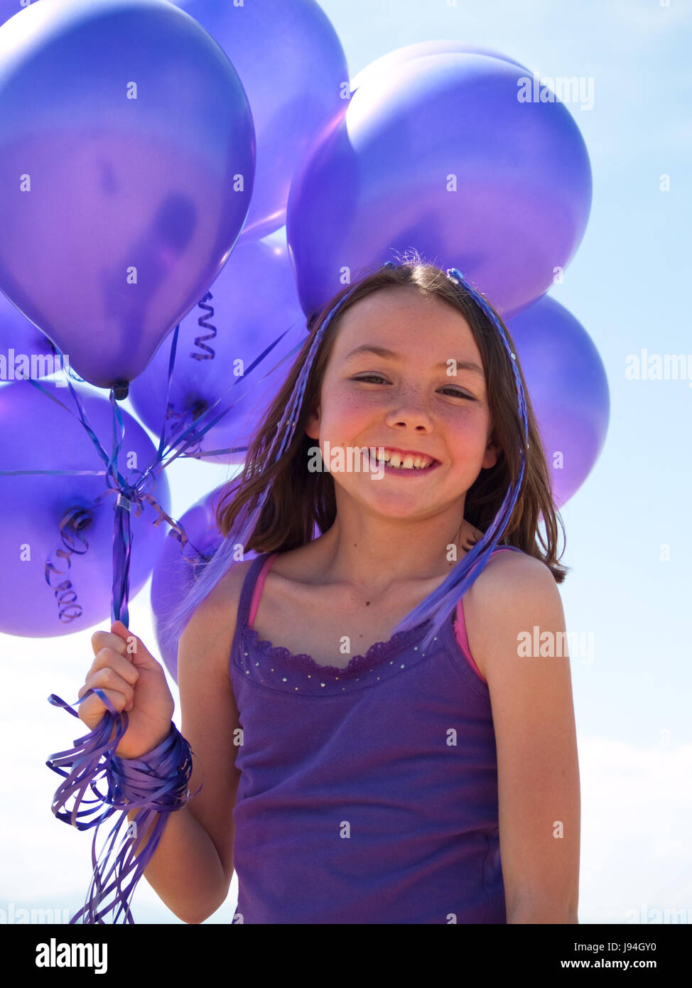 portrait, party, celebration, balloons, ballon, girl, girls, laugh ...