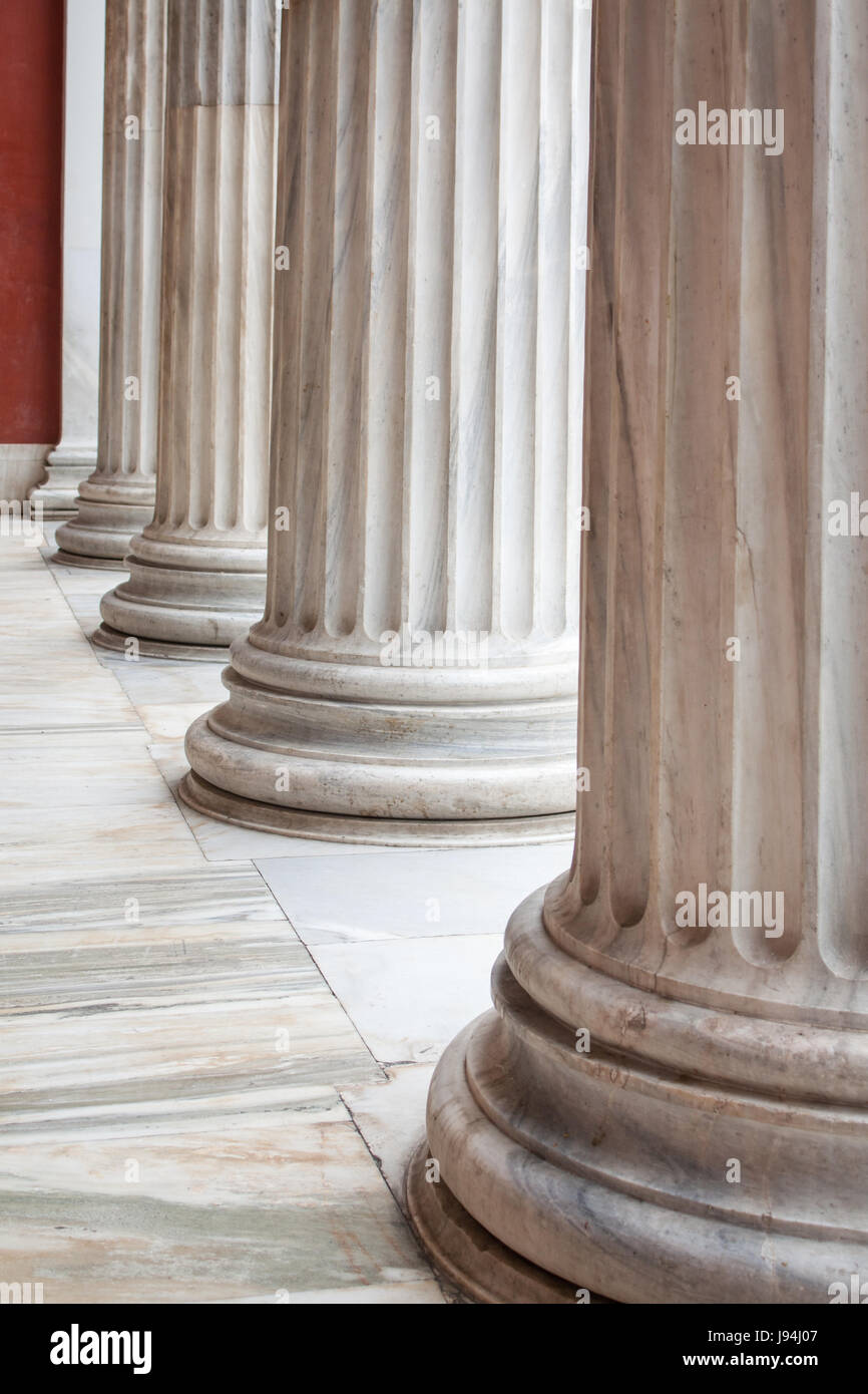 columns, greece, museum, classical, style of construction, architecture ...
