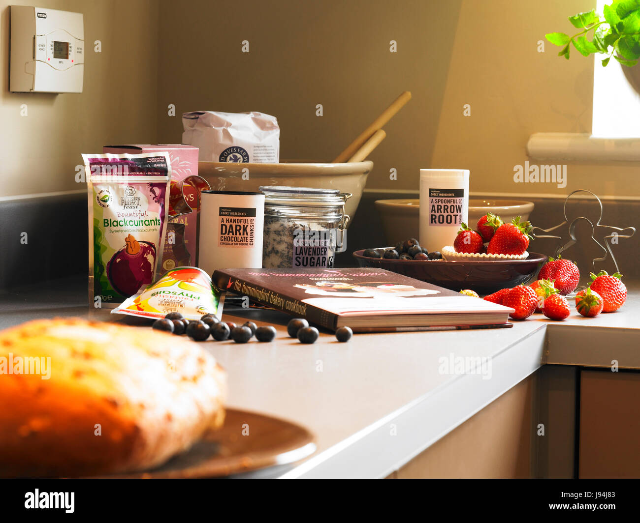 Kitchen work surface Stock Photo - Alamy