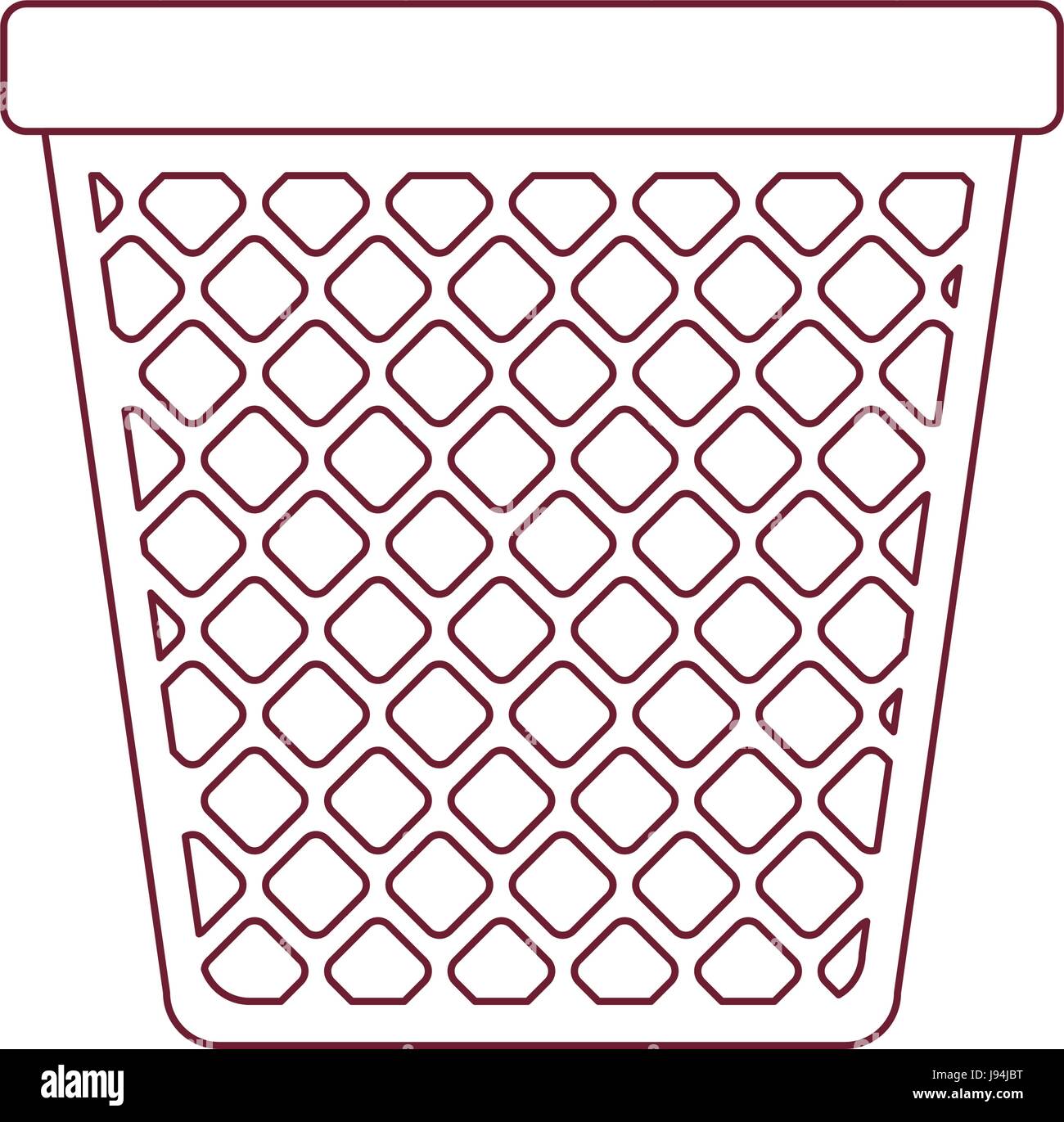 Document trash bin line Stock Vector Images - Alamy