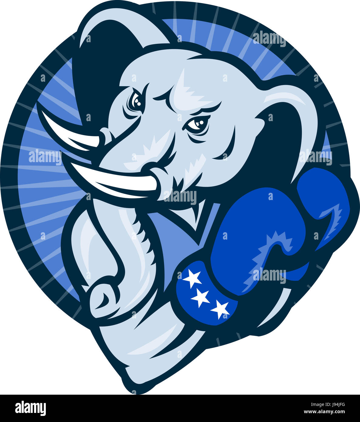 sport, sports, animal, elephant, gloves, boxer, cartoon, mascot, boxing ...