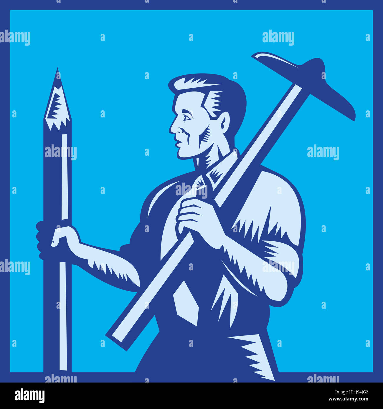 tool, male, masculine, illustration, square, equipment, architect ...