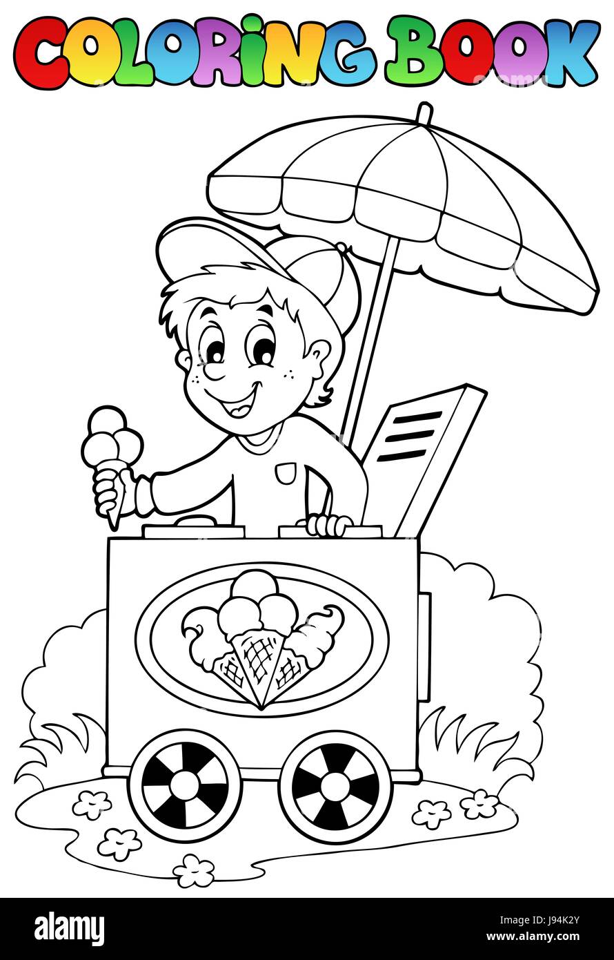 book, colour, cream, paint, painted, colouring, ice cream, ice-cream ...
