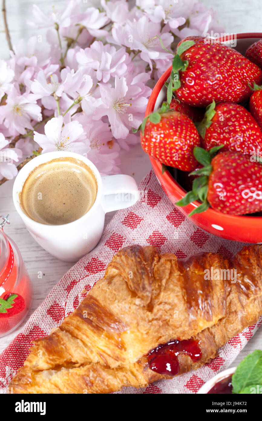 orange juice, strawberry, strawberries, food, breakfeast, breakfast ...