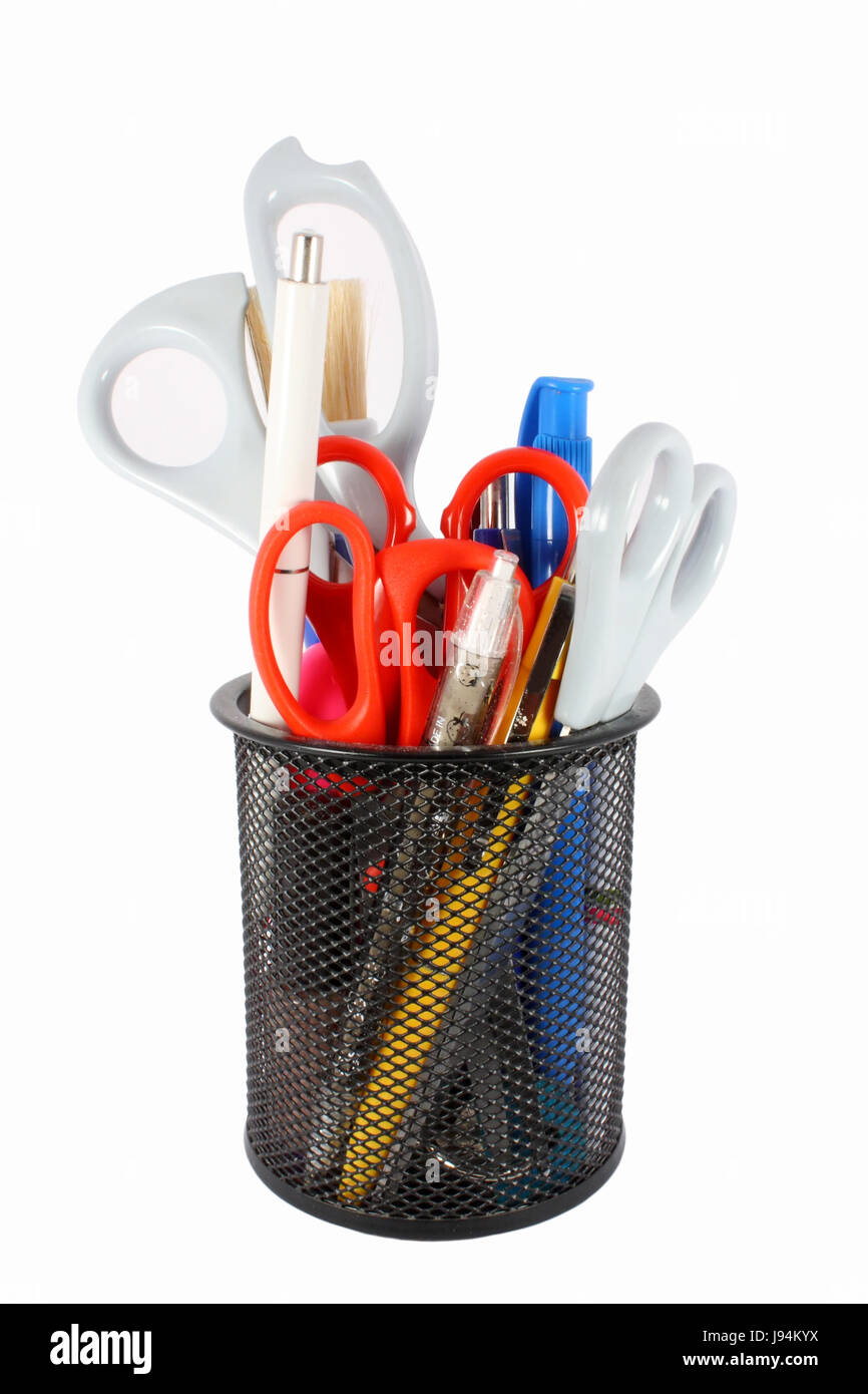 cup, tool, metal, scissors, scissor, equipment, pen, style, pencil ...