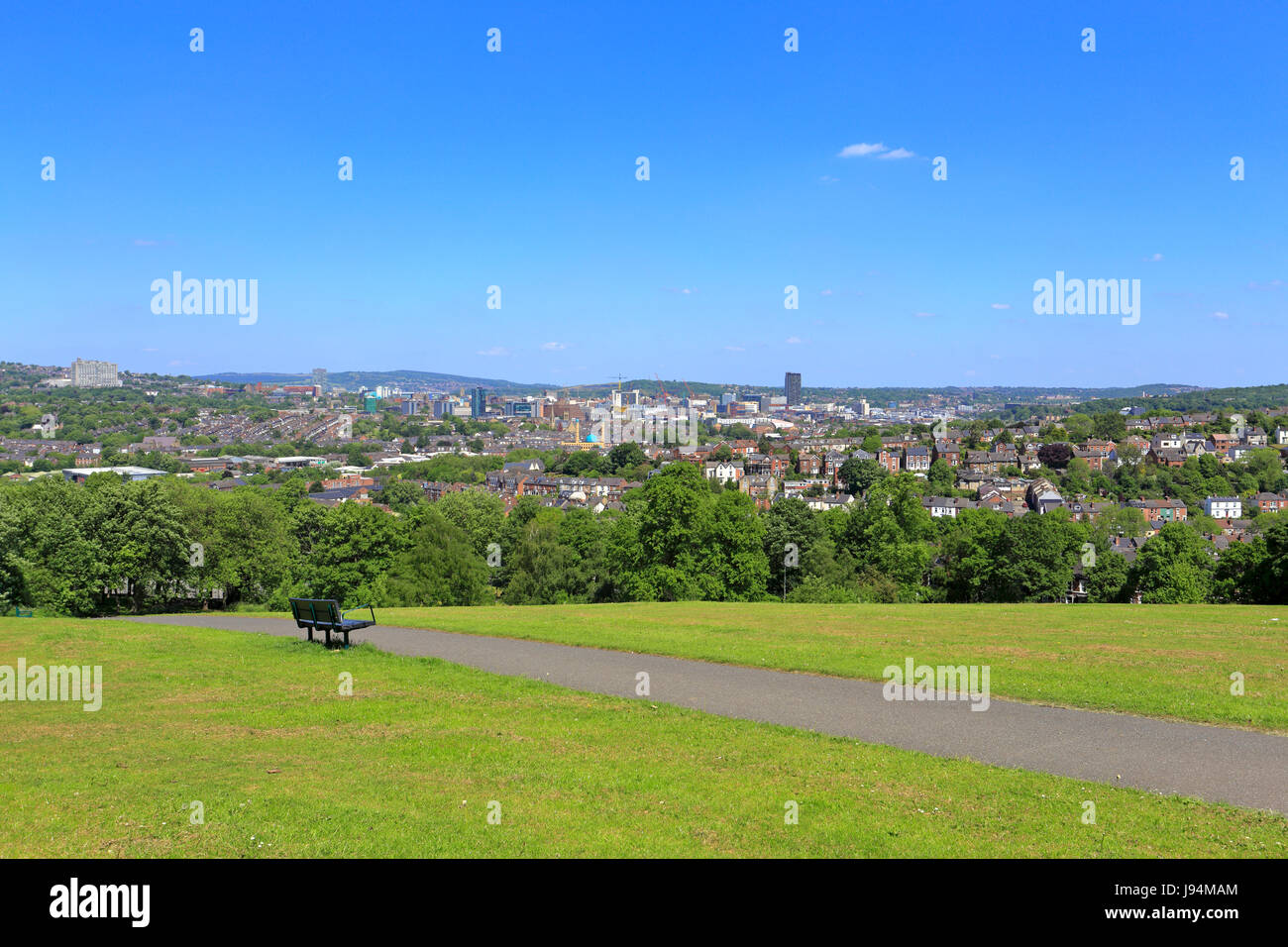 Sheffield skyline meersbrook park hi-res stock photography and images ...