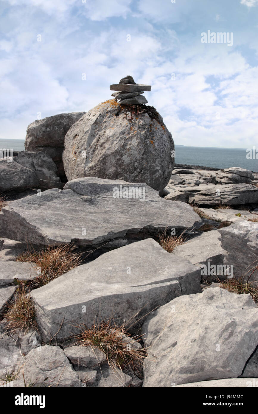 stone, ireland, irish, boulder, landscape, scenery, countryside, nature Stock Photo - Alamy