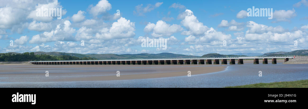 Arnside railway viaduct Stock Photo - Alamy