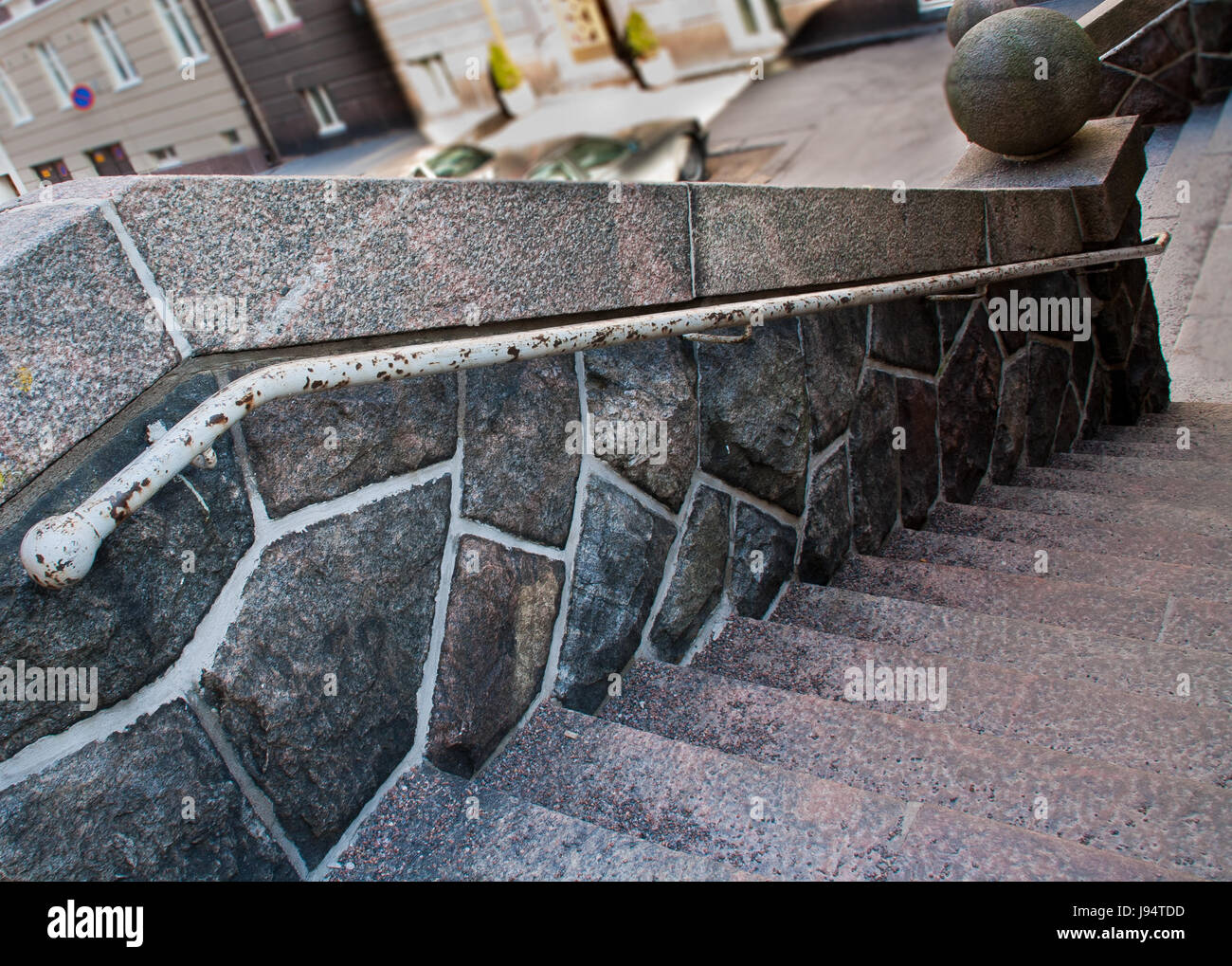 stairs, city, town, stone, rail, rock, day, during the day, daylight ...