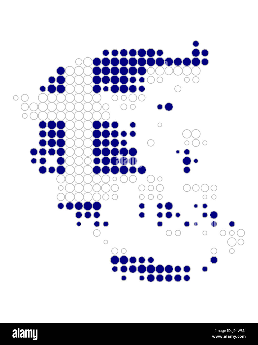 Greece flag map hi-res stock photography and images - Alamy