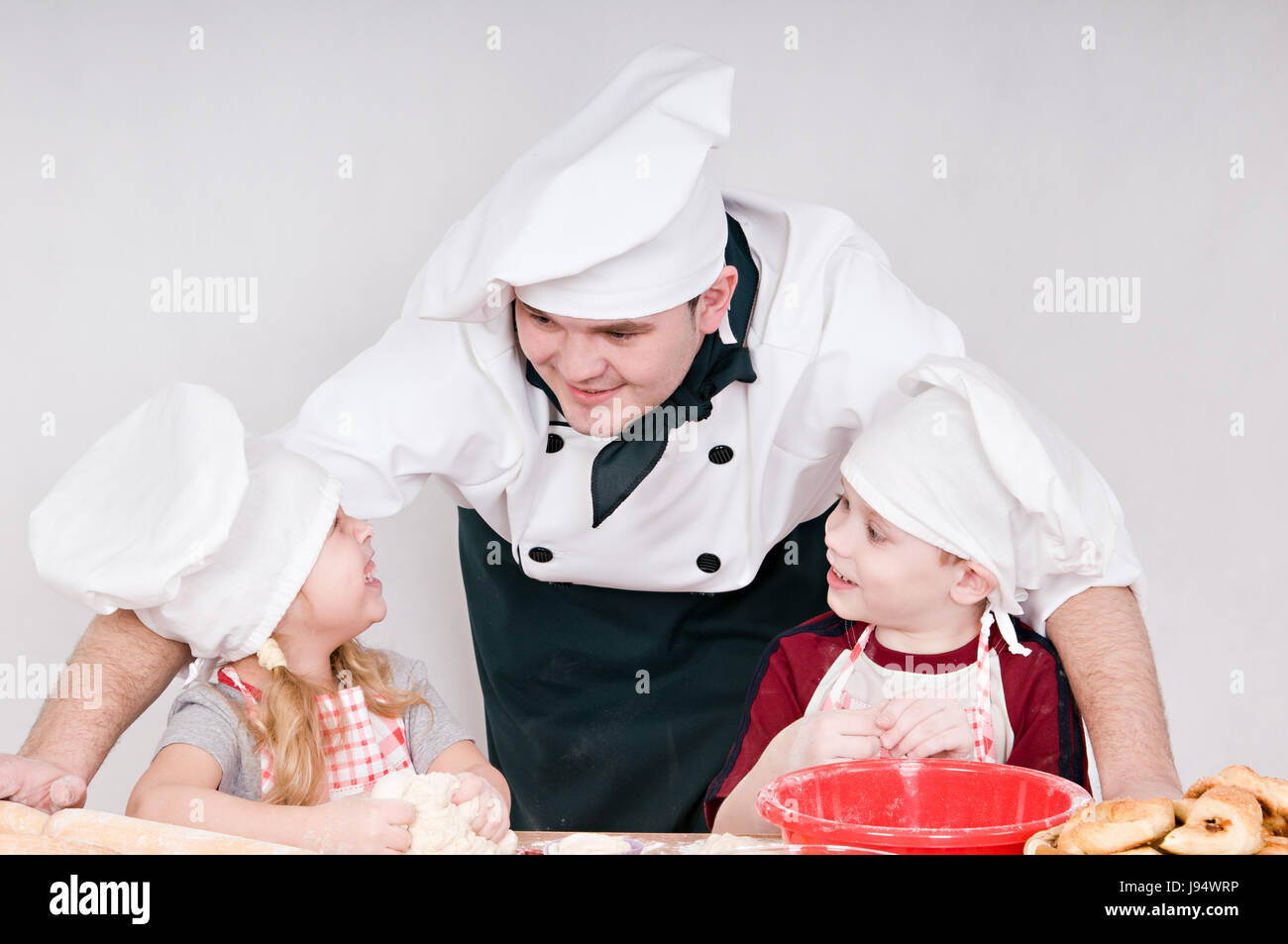 preparation, cook, chef, boy, lad, male youngster, familiy, family ...