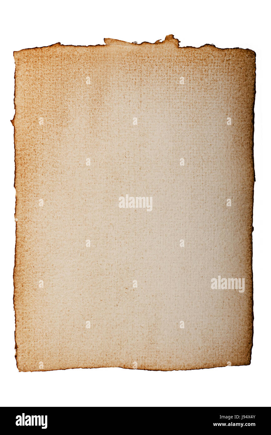 old yellowed paper Stock Photo - Alamy