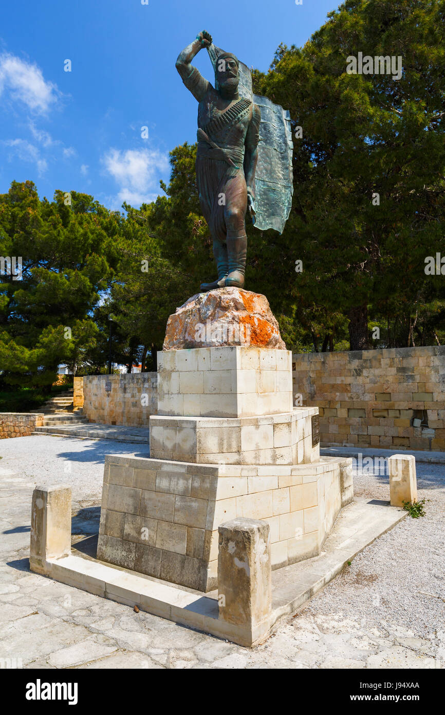 Park at Venizelos Tombs in city of Chania, Crete Stock Photo - Alamy