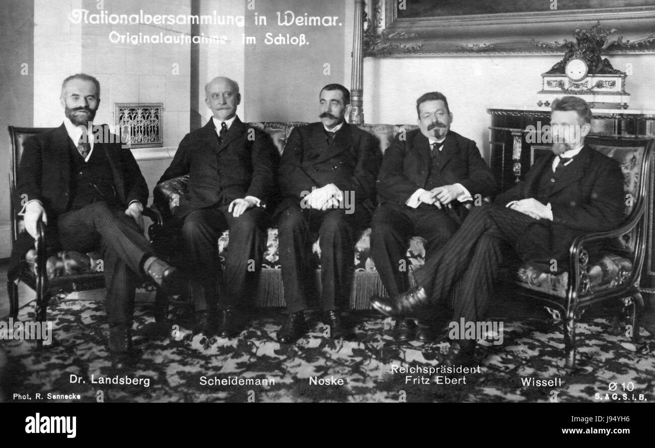 Ebert scheidemann government hi-res stock photography and images - Alamy