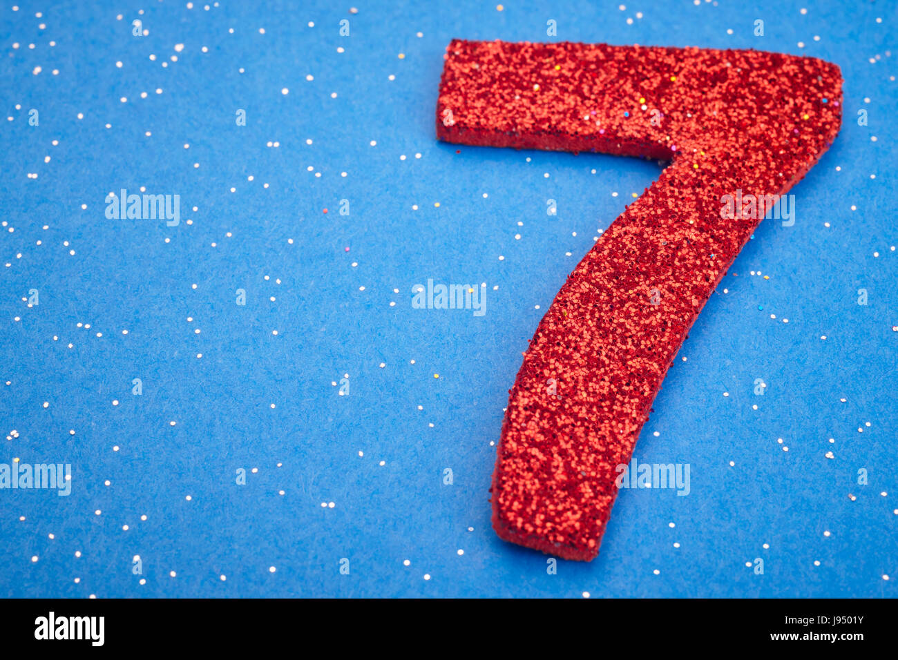 Number seven red color hi-res stock photography and images - Alamy