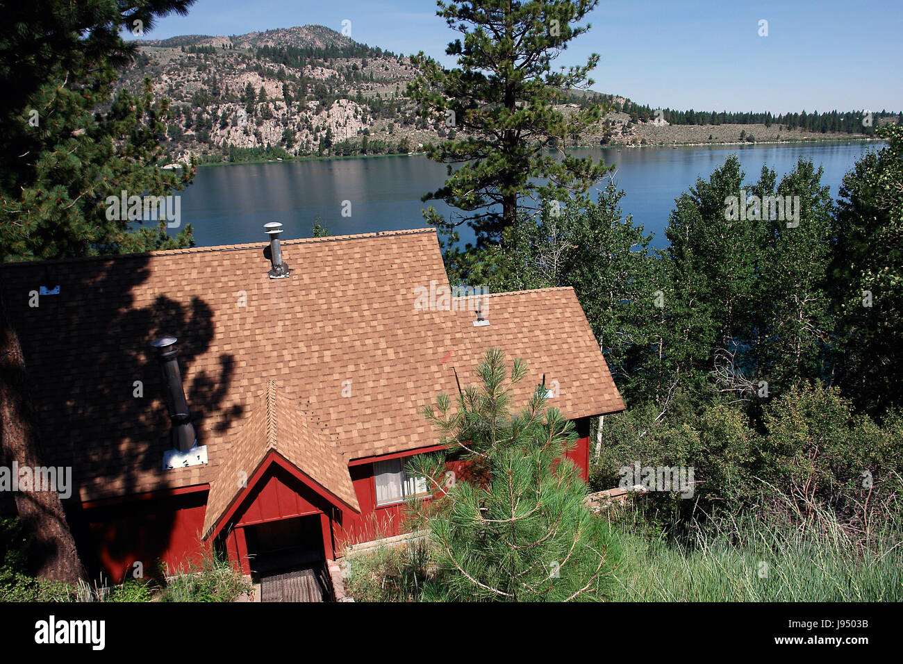 June Lake, June Mountain, Sierra Nevada mountains, California USA Stock ...