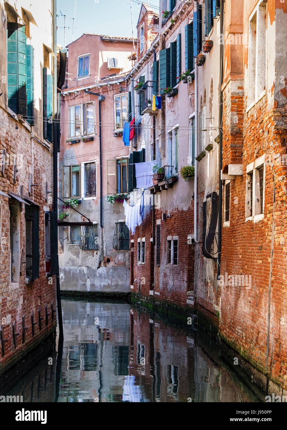 Typical venetian scene hi-res stock photography and images - Alamy
