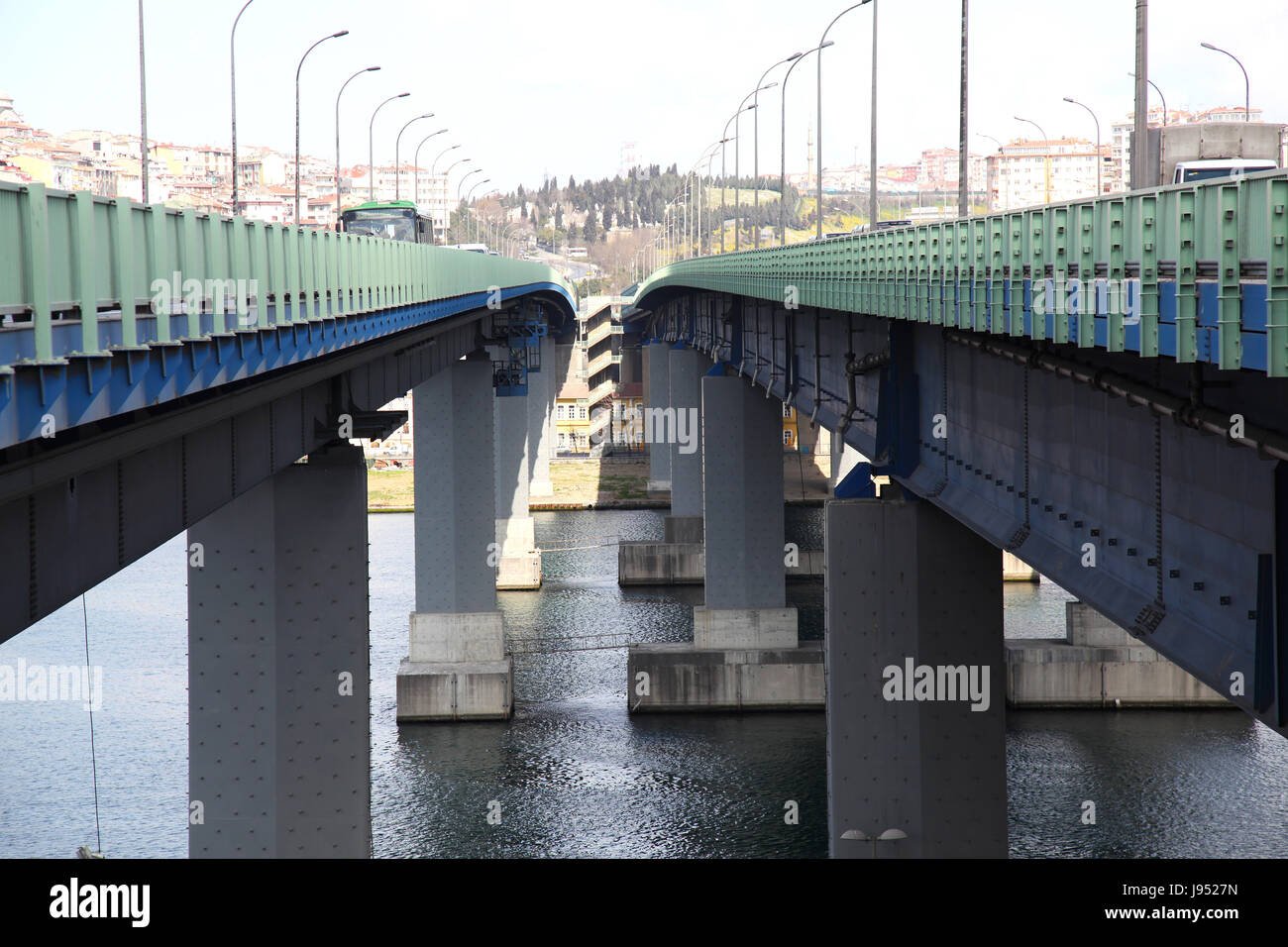 bridge, horn, turkey, bay, motorway, highway, istanbul, golden ...
