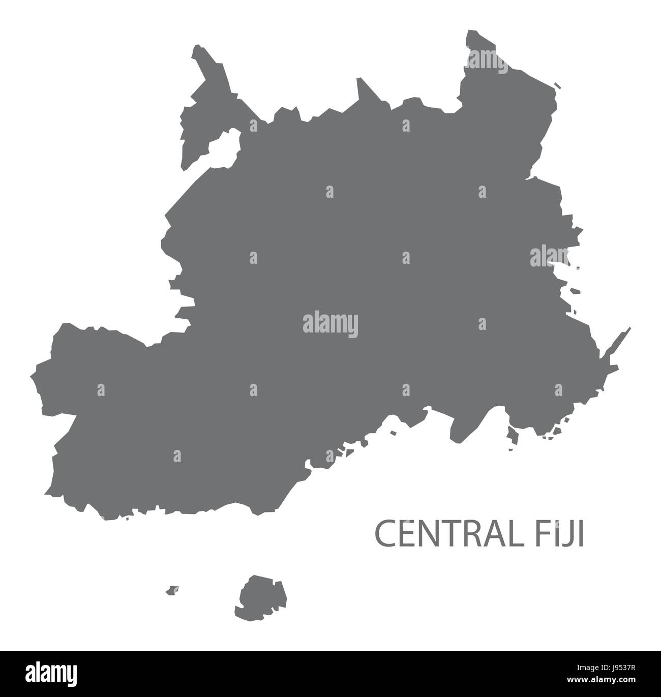 Map of fiji island Cut Out Stock Images & Pictures - Alamy
