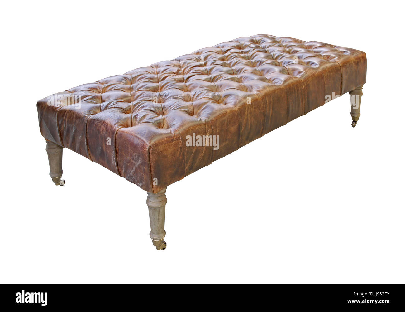 isolated, furniture, antique, vintage, leather, seat, retro, object ...