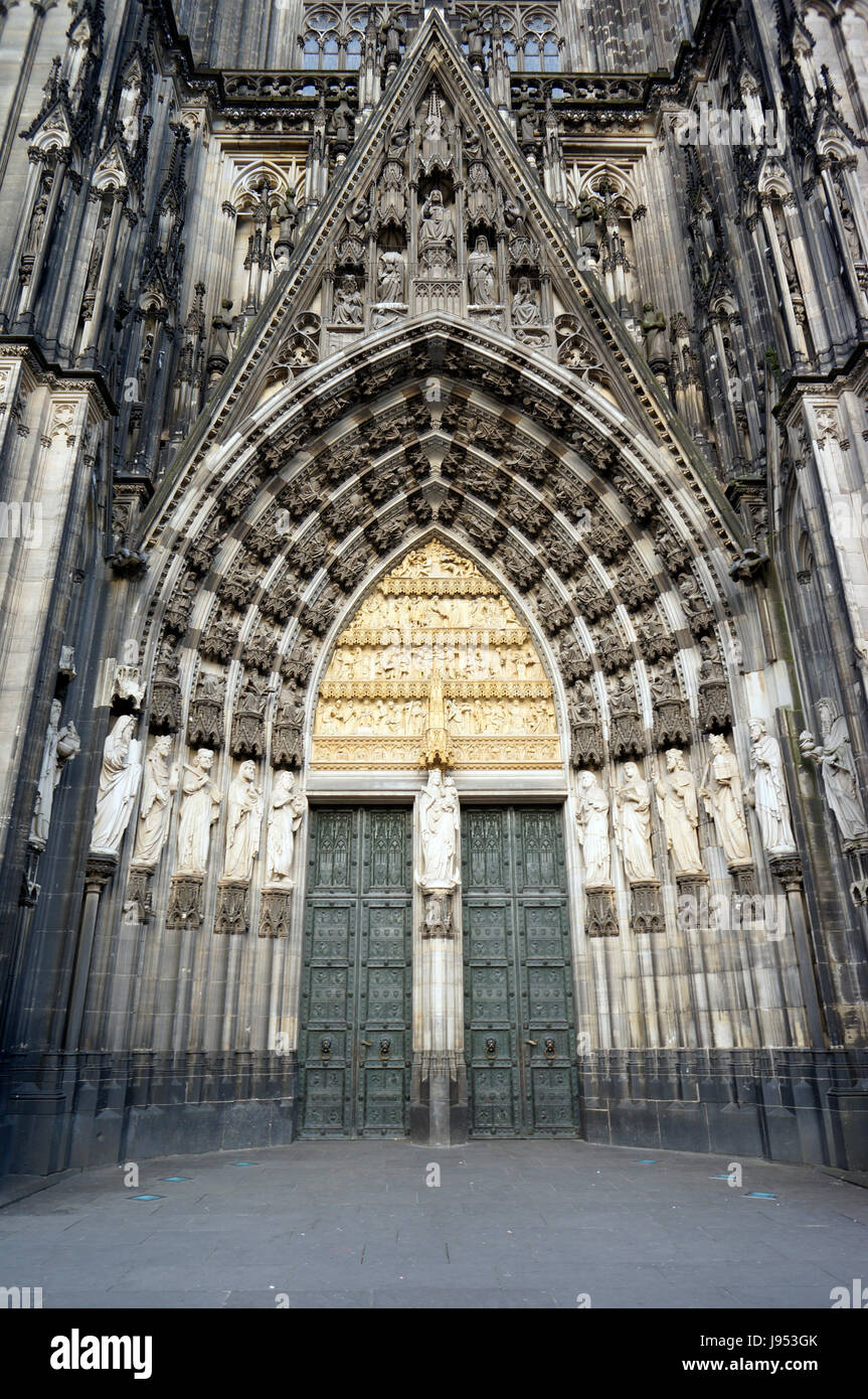 church, cologne, cathedral, goal, passage, gate, archgway, gantry ...