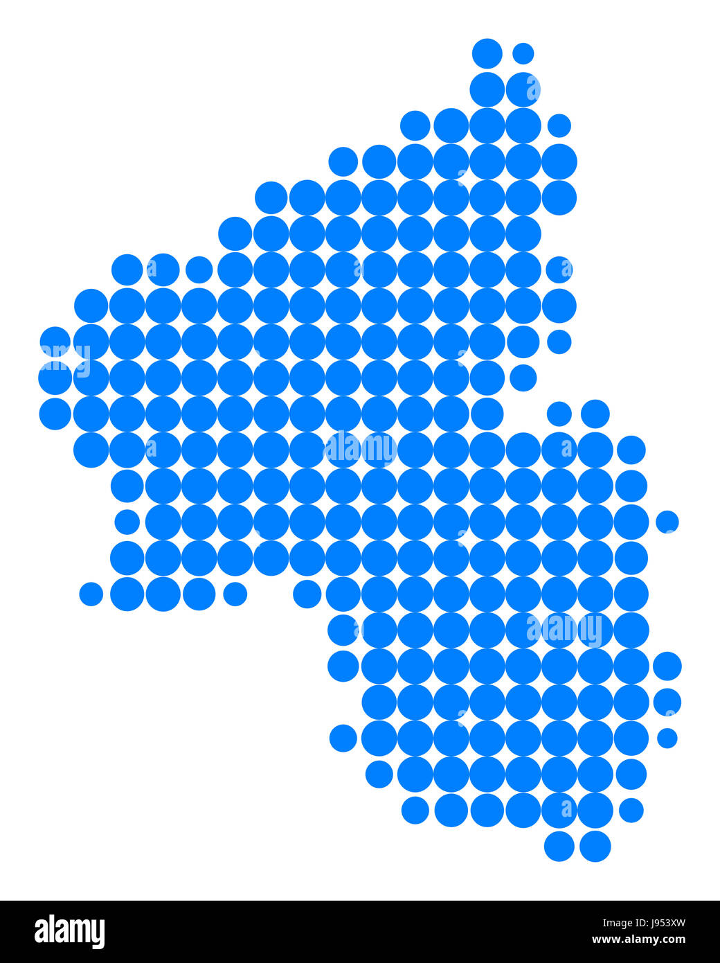 map of rhineland-palatinate Stock Photo - Alamy