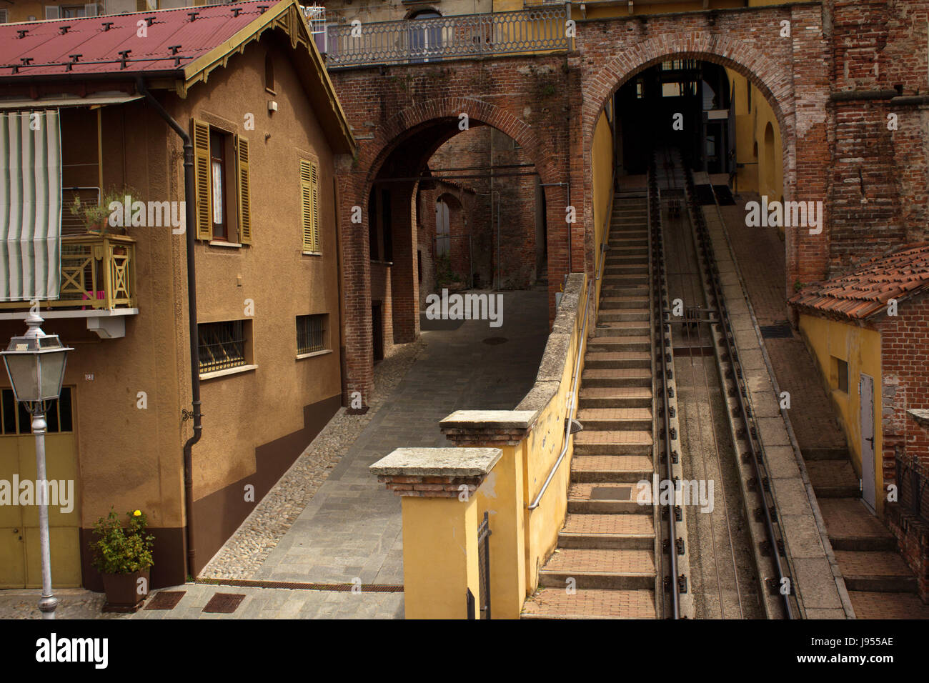 Mondovi funicular railway hi-res stock photography and images - Alamy