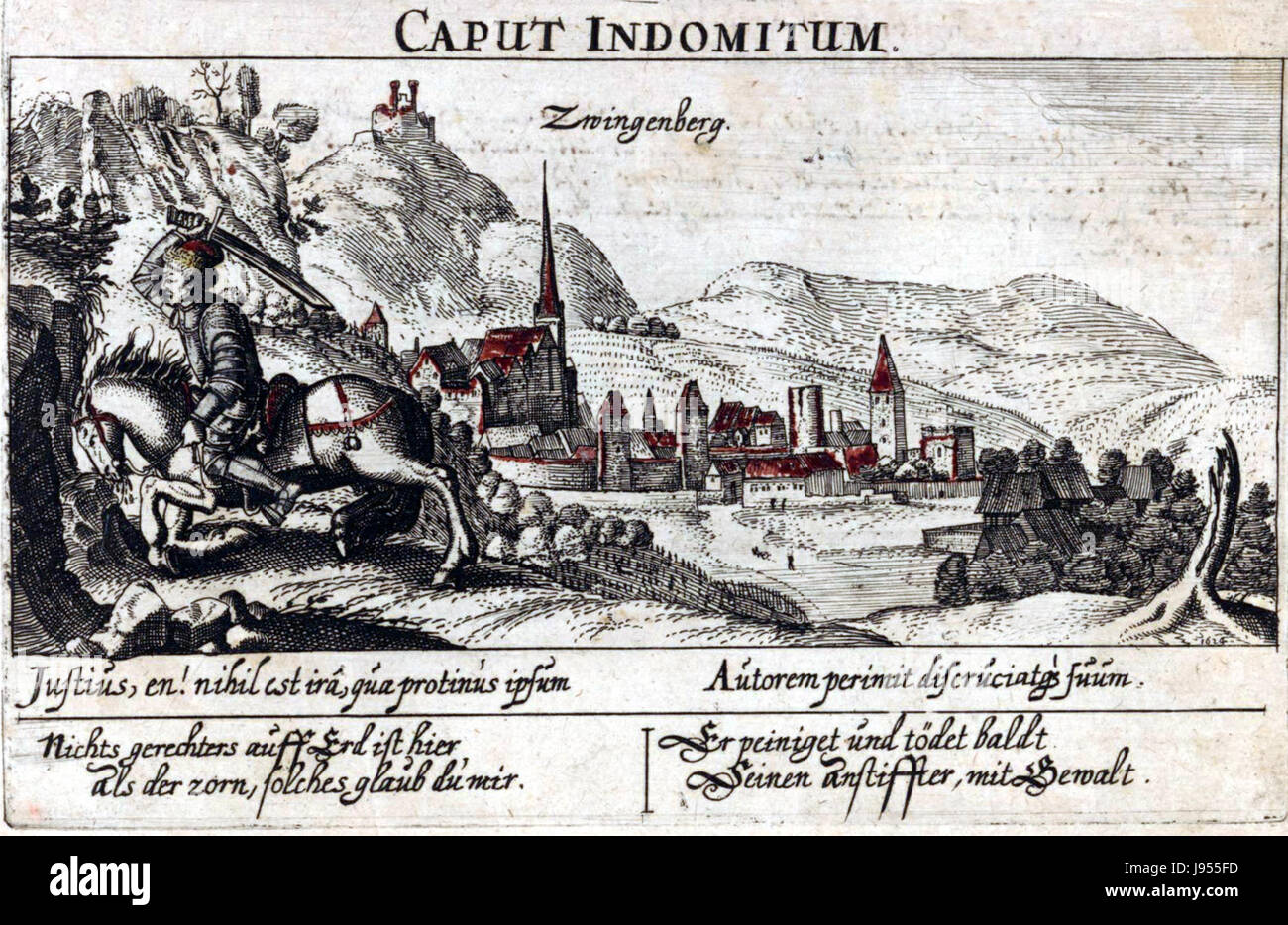 Zwingenberg Daniel Meisner 1624 Stock Photo - Alamy