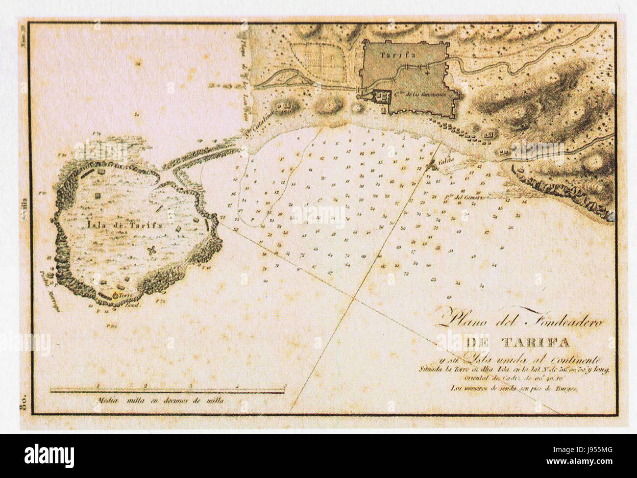 Tarifa map spain hi-res stock photography and images - Alamy