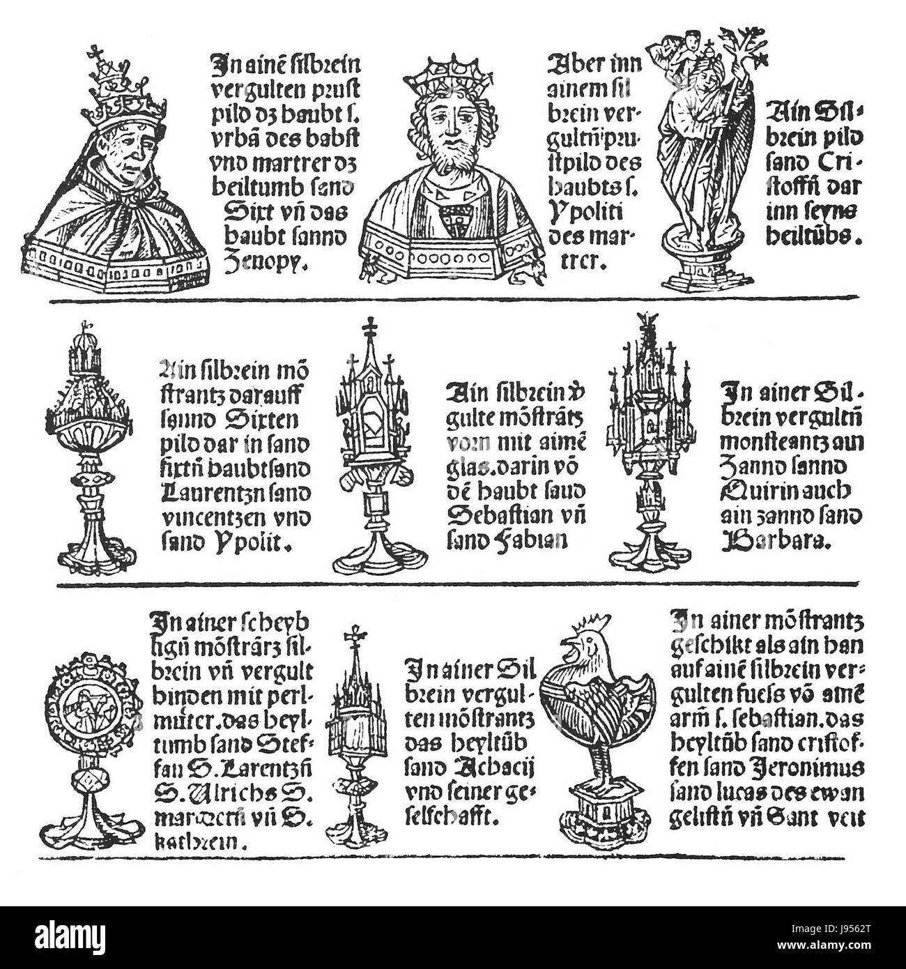 *Wiener Heiltumsbuch* (Vienna Book of Relics) from 1502 is a manuscript ...