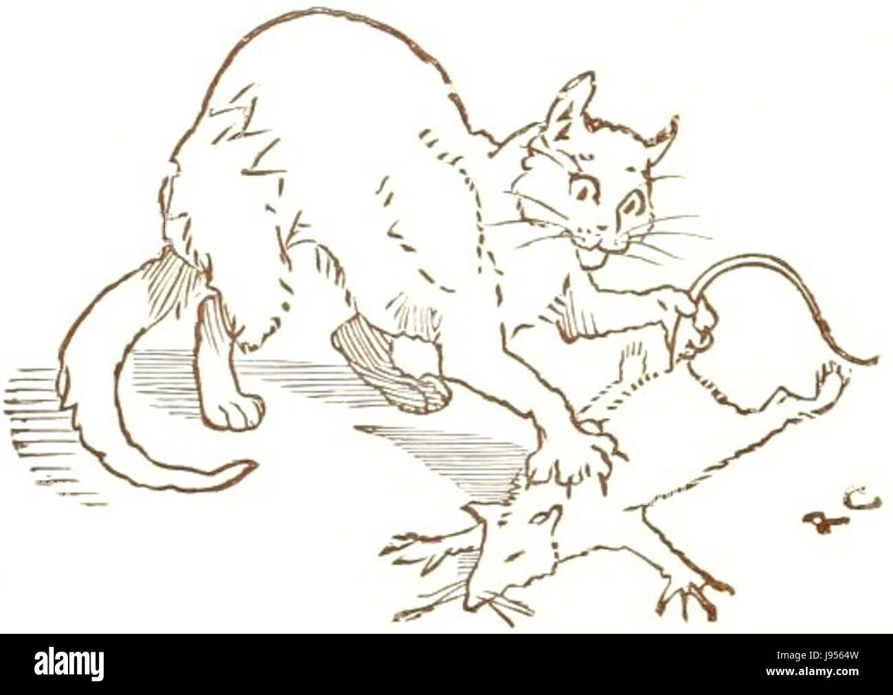 This illustration from the children's nursery rhyme 'The House that ...