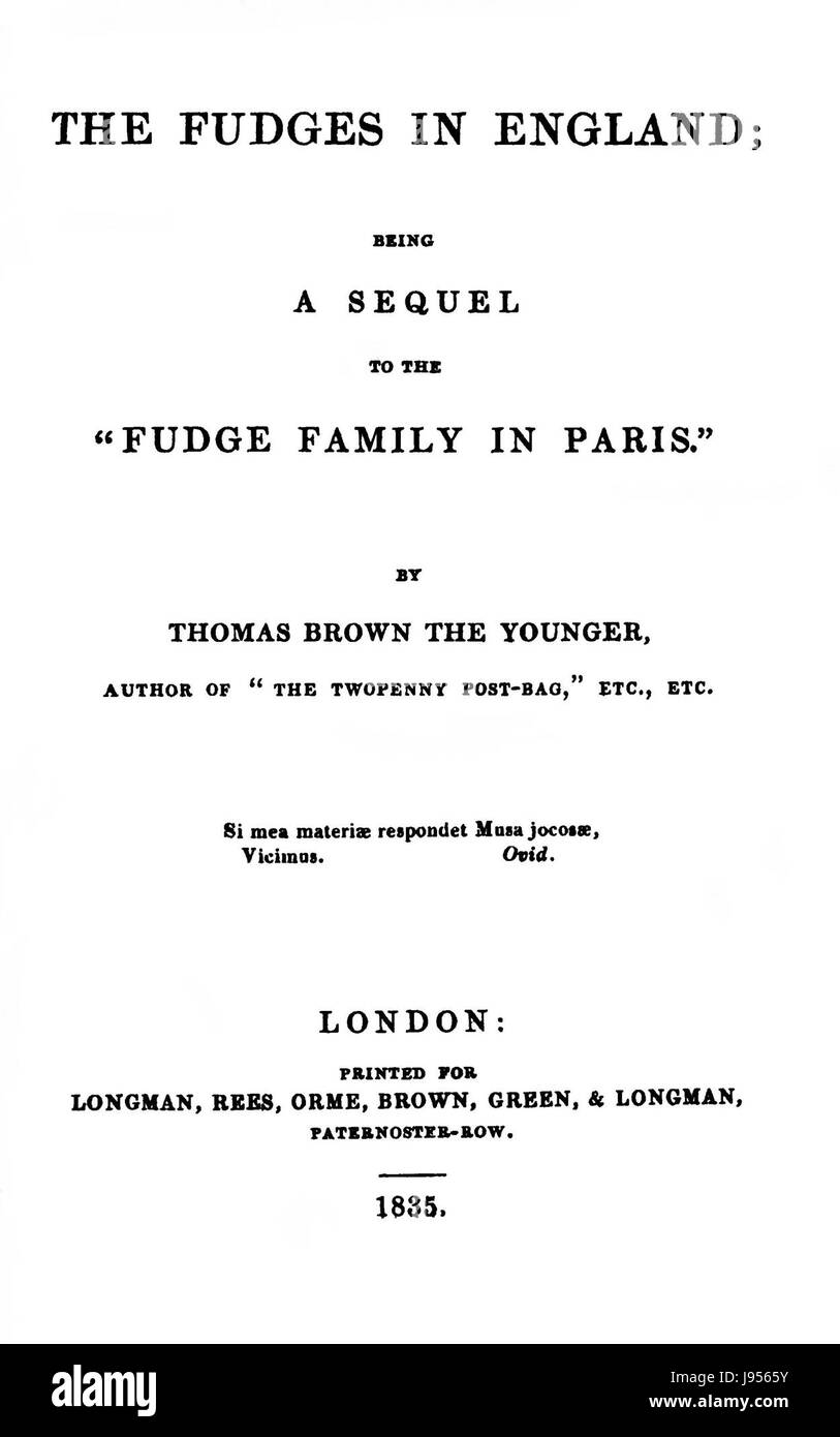 The Fudge family, based in England, is known for its historical lineage ...