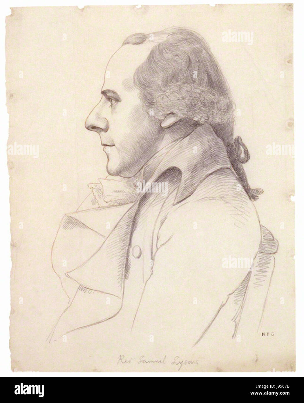 This portrait of Samuel Lysons, created by William Daniell after George ...