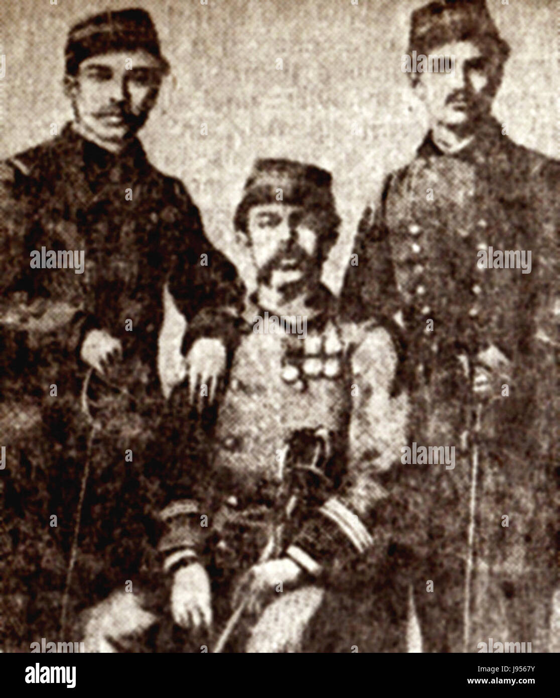 A historical photograph from 1870 featuring Titus Dunka and his ...