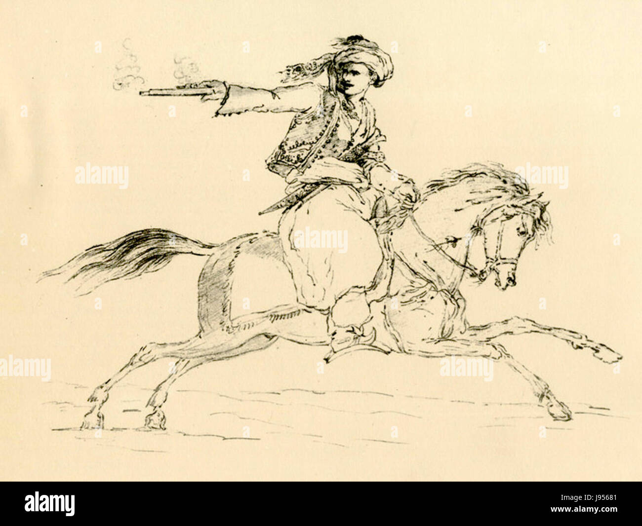 Peytier's mounted Greek soldier depicts a warrior from ancient Greece ...