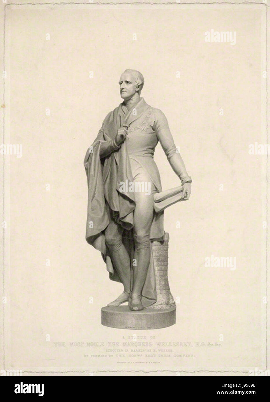 The portrait of Richard Colley Wellesley, Marquess Wellesley, by John ...